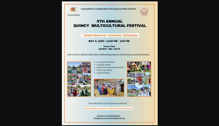 You're invited: 5th annual multicultural festival returns to Quincy