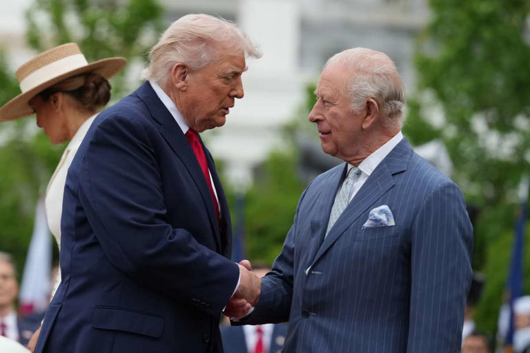 Trump tells King Charles his mom had a 'crush' on him at state welcome