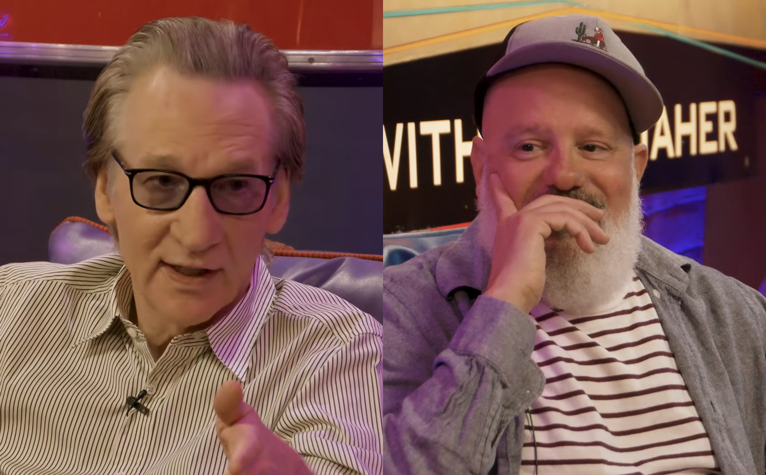 David Cross struggles to keep a straight face after Bill Maher ...