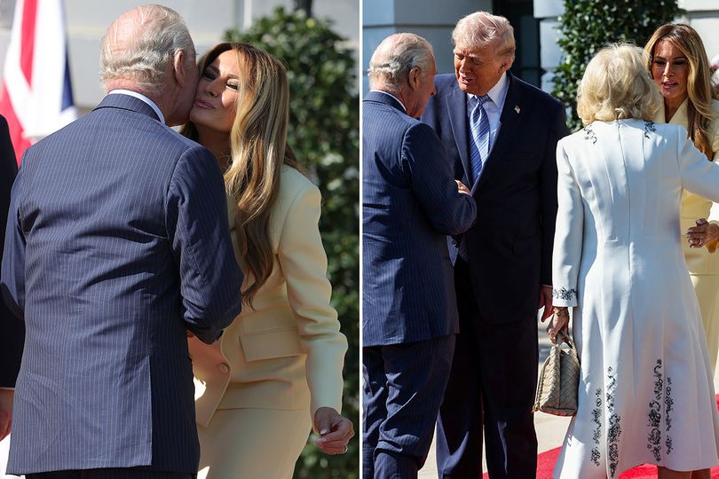 Melania Trump's 6-word question to King Charles revealed by lip reader ...