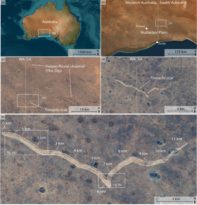 A man spotted a massive 11-kilometer scar on Google Earth in Australia ...