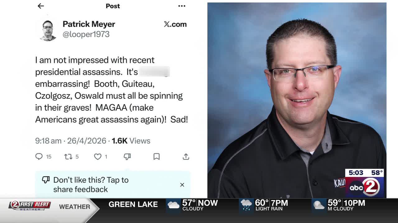 Kaukauna teacher on leave after post about attack at White House ...