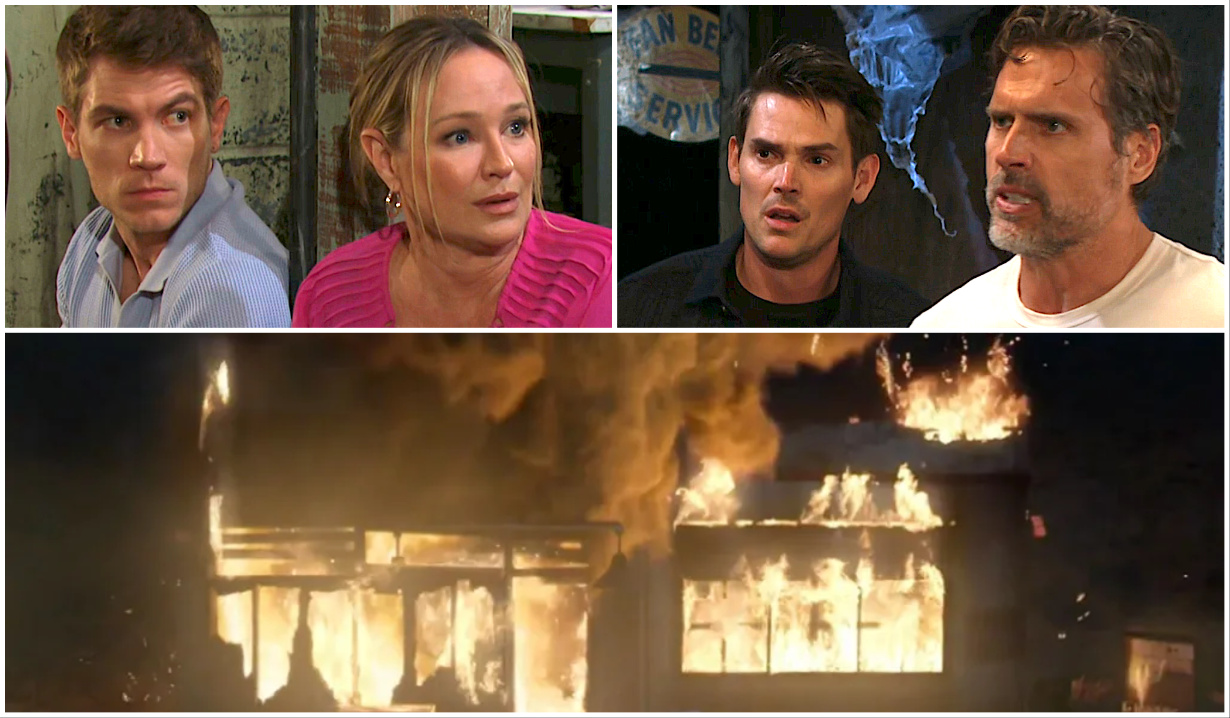 Who dies in gas station explosion on Young & Restless?