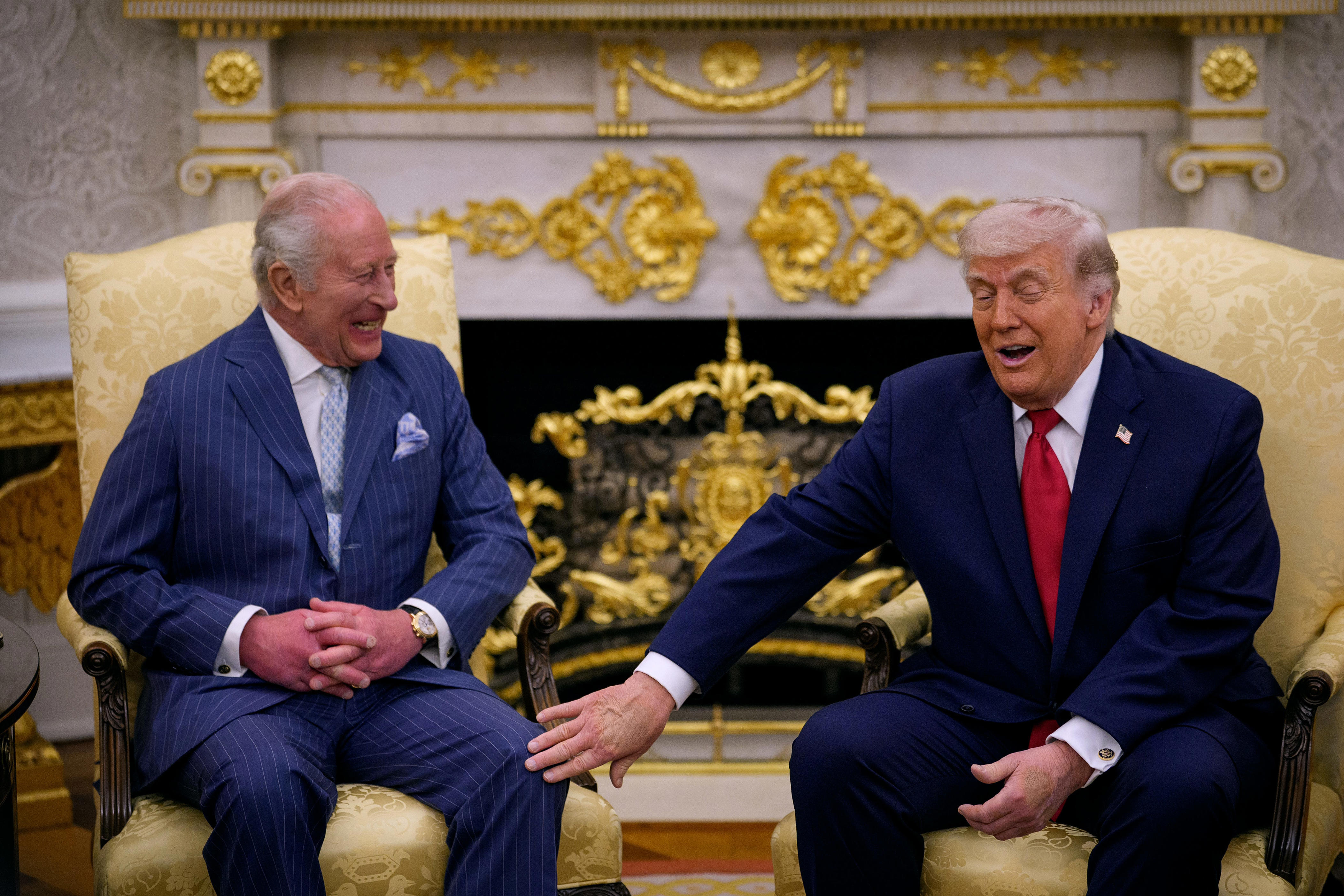 King Charles, Queen Camilla dazzled by Oval Office, Trump says