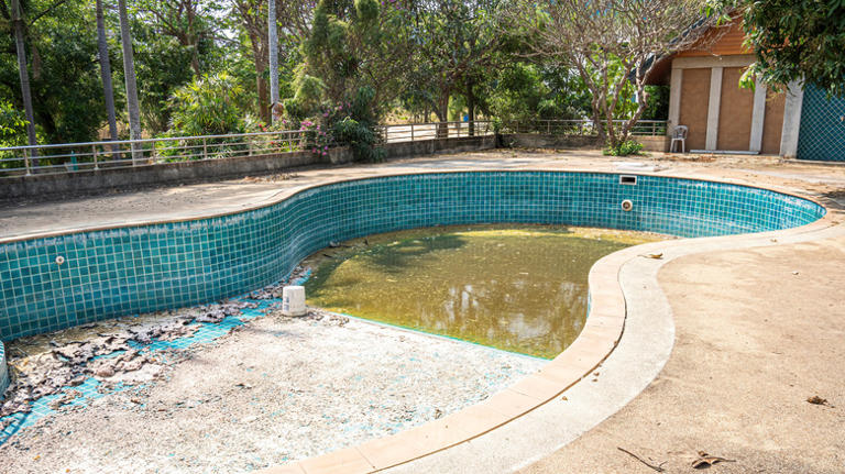 This homeowner turned an old run-down pool into a tranquil escape ...
