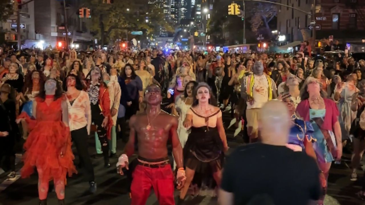 Thriller dance takes center stage at 51st Halloween parade in New York City