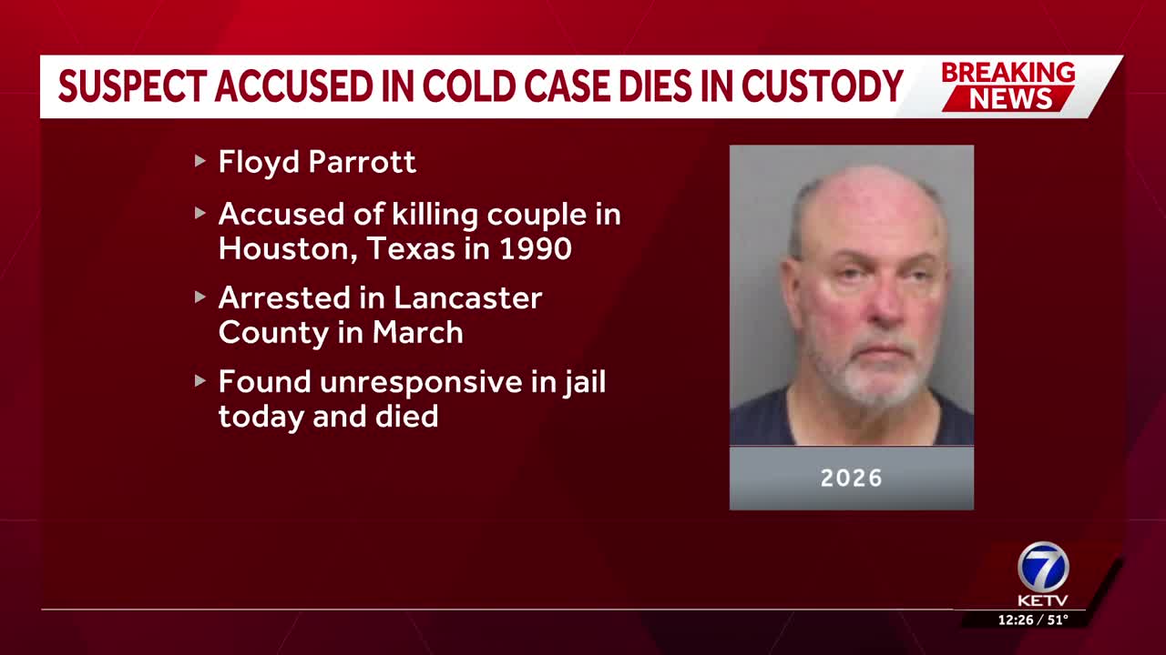 Lincoln man charged in Houston double murder dies in prison
