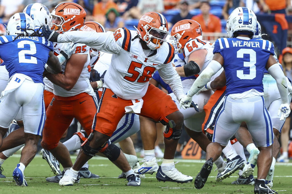 Detroit, I'm coming: Illinois OL sends message for Lions after UDFA signing