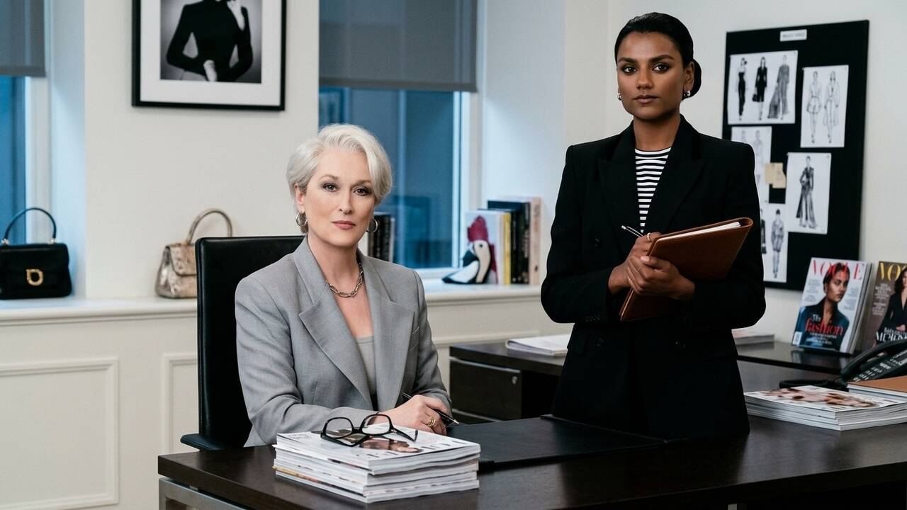Meryl Streep discusses Simone Ashley's role as her new assistant in The ...