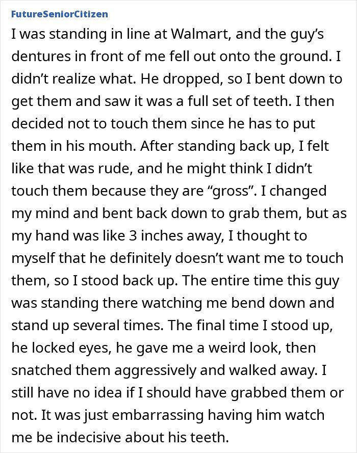 I’d just turned her TV off: 43 embarrassing things people did