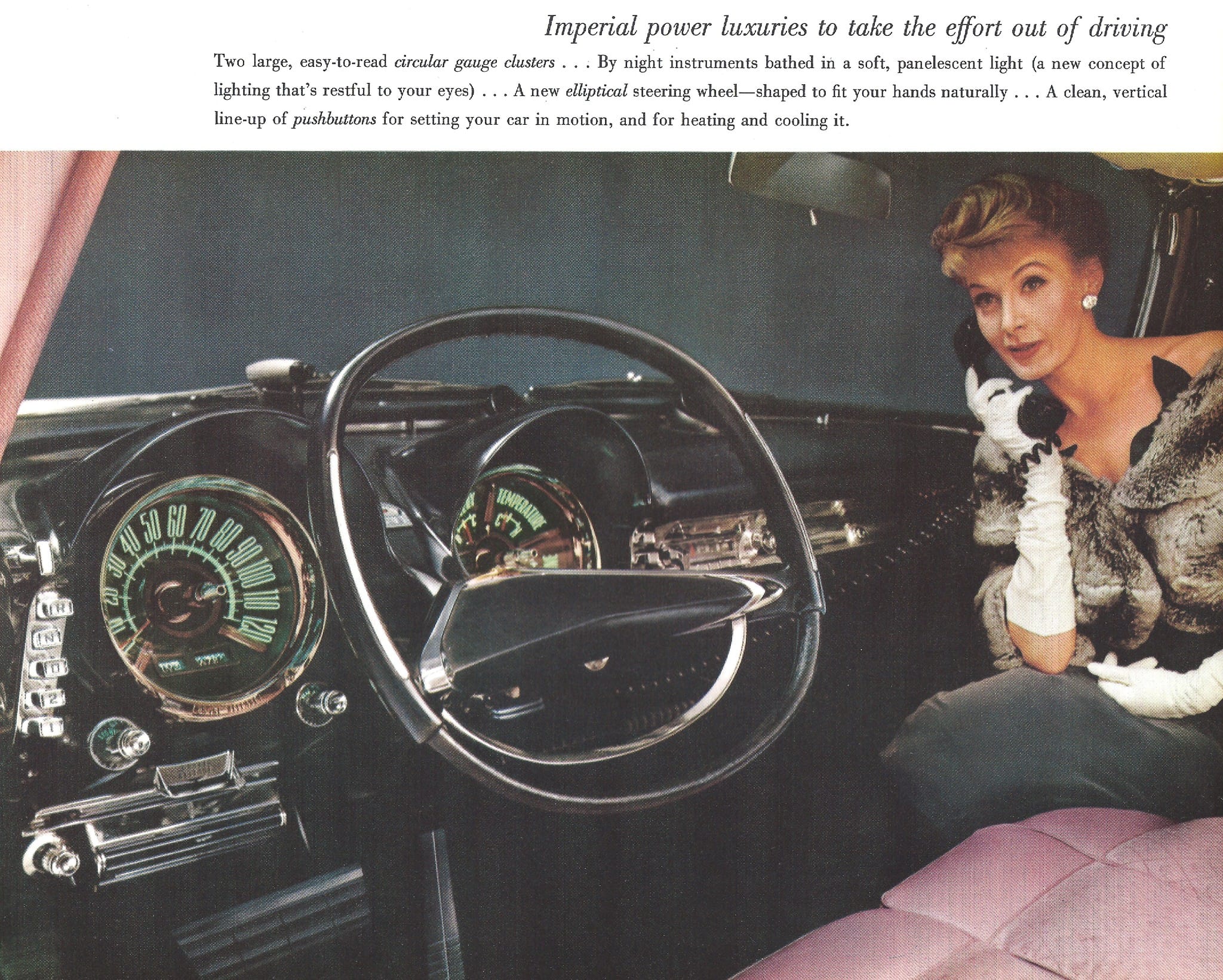 This 1960s-era electroluminescent gauge cluster is so much better than ...