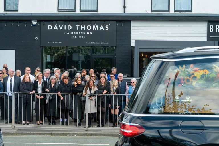 13 sombre pics as hundreds of mourners say final goodbye to late ...