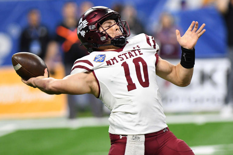 NMSU football icon Diego Pavia signs UFA contract with Ravens | Report
