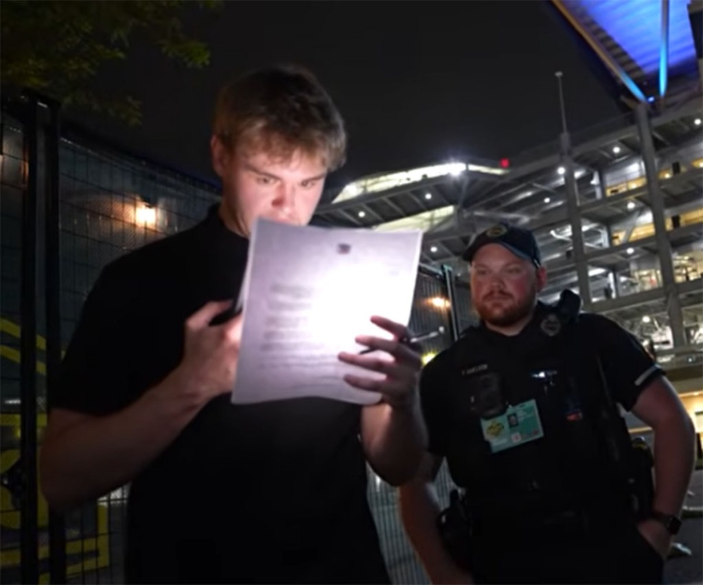 YouTube personality crashes NFL draft stage to announce 'pick' — and it ...