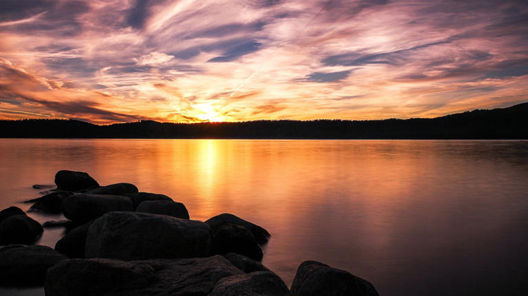 Idaho's lovely state park on a peninsula offers incredible lake views ...