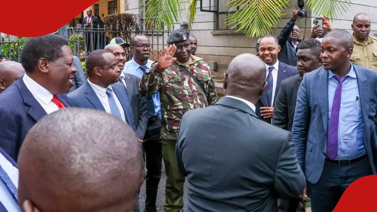 Video: Rigathi Gachagua tells police outside court he'll take care of ...