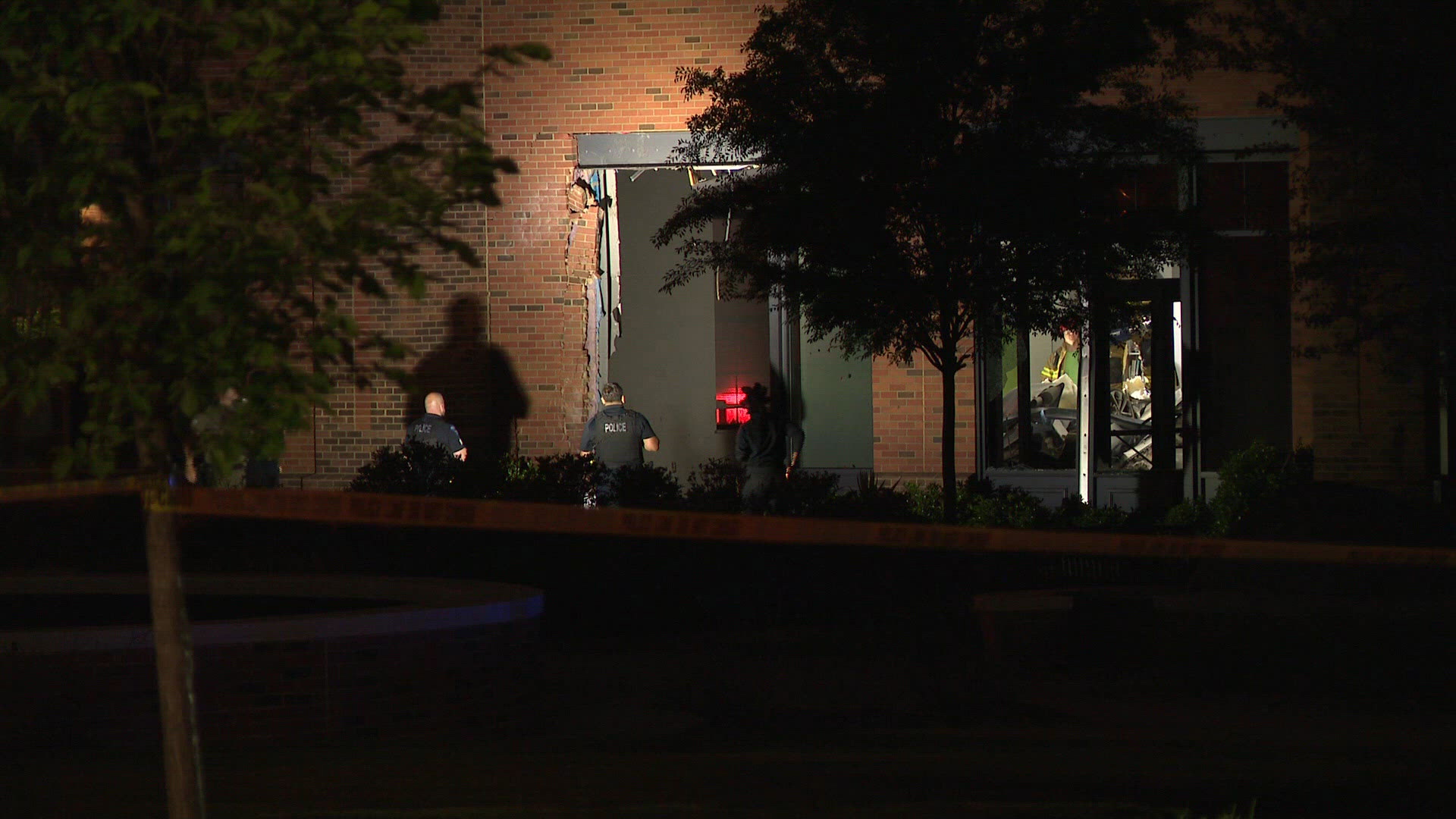 Driver dies after crashing into 2 buildings in downtown Pineville ...