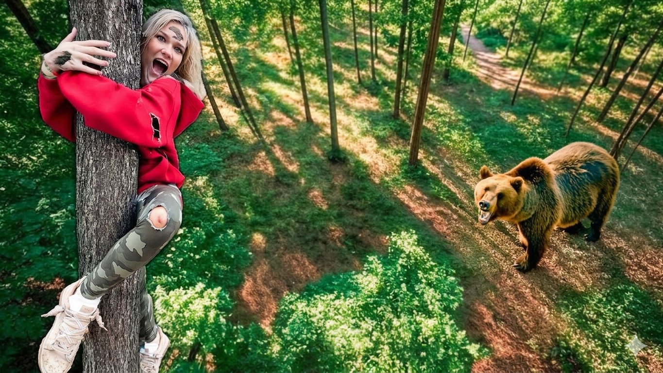 Solo camping in the woods