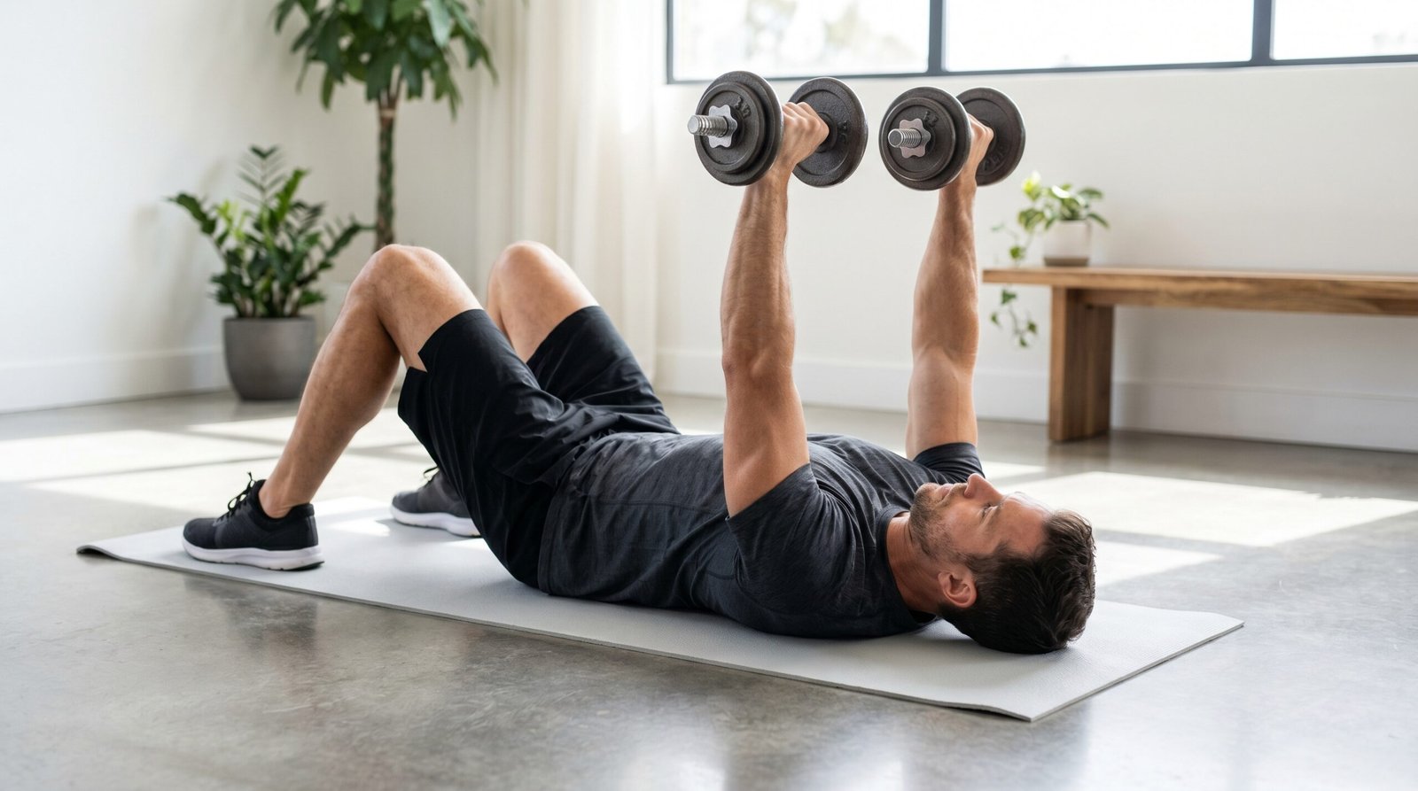 Build strength at home: Easy full body dumbbell workouts for men