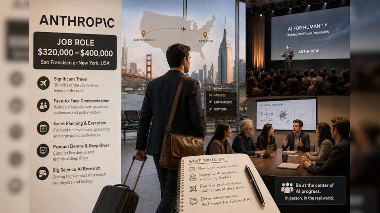 Anthropic offers travel-heavy $400,000 job role, no coding skills required