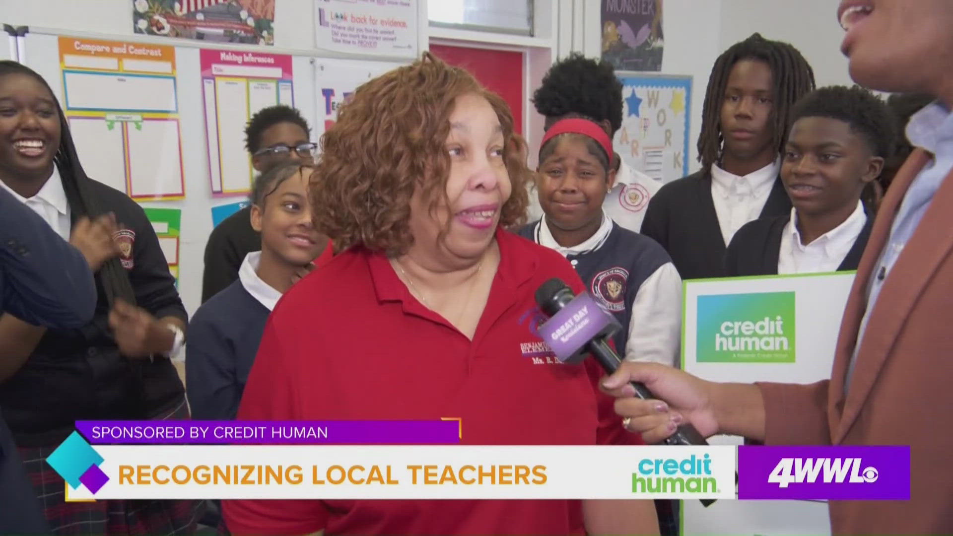 Credit Human recognizes a local middle school teacher making a difference