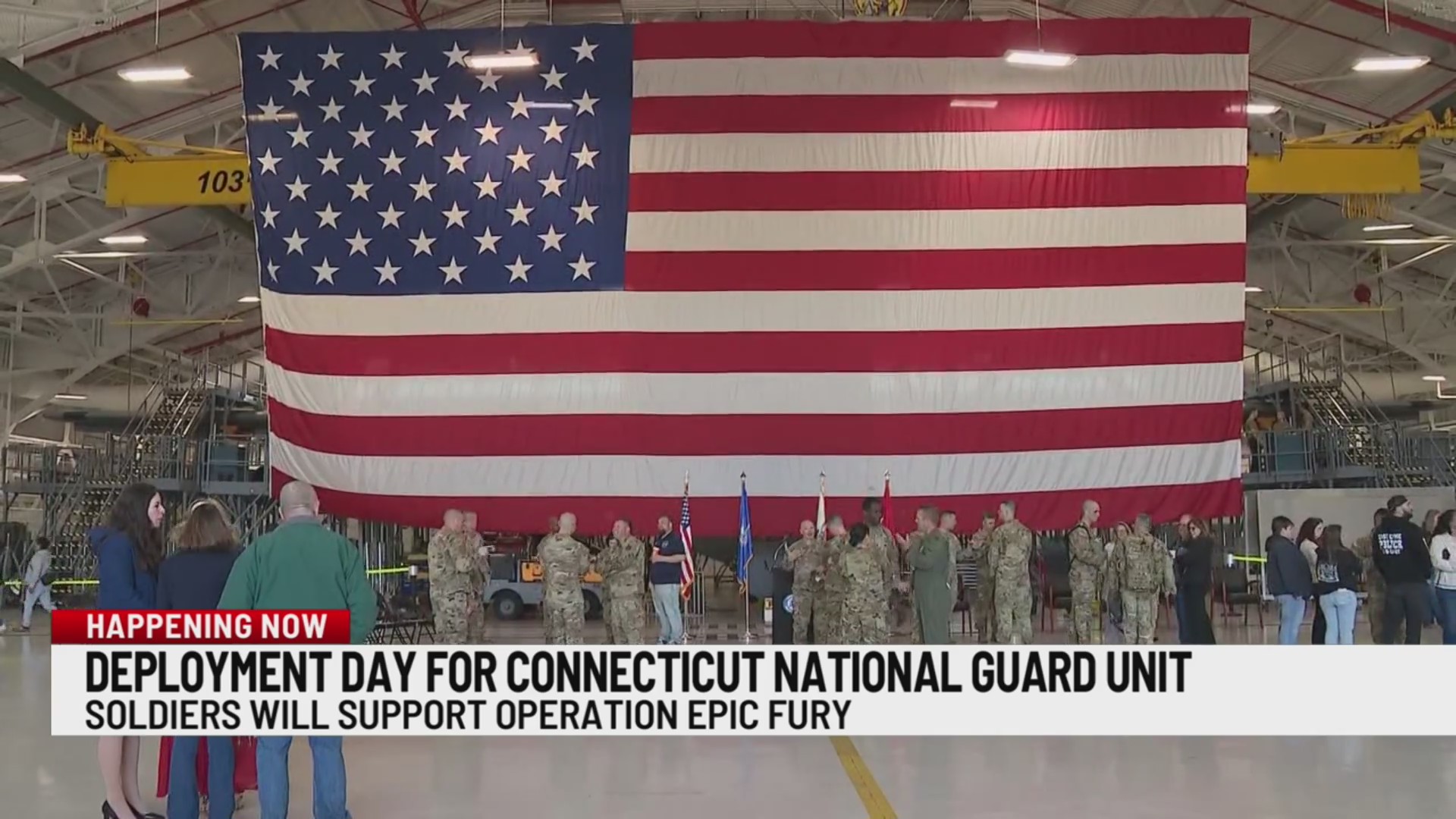 Connecticut National Guard members deploy overseas for Operation Epic Fury