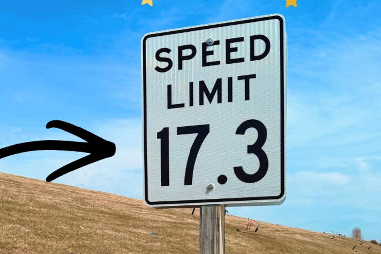 Wisconsin road adds a decimal point to speed limit. It’s not a joke