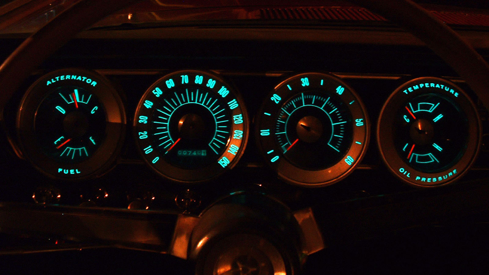 This 1960s-era electroluminescent gauge cluster is so much better than ...