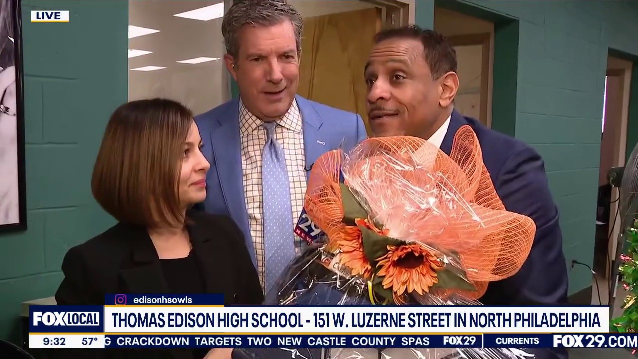 Kelly's classroom: Teacher surprise at Thomas Edison High School