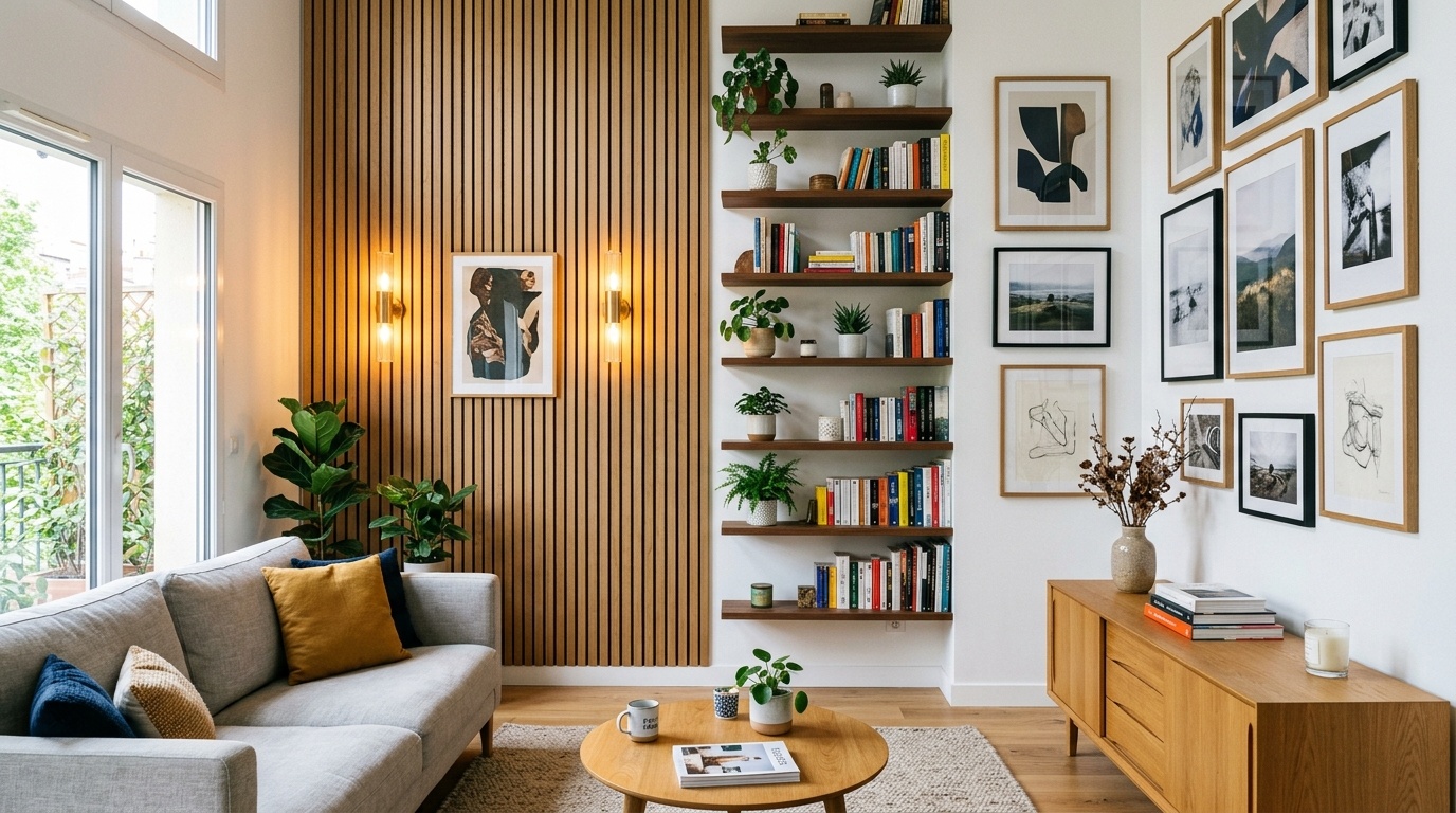 Ne laissez plus vos murs blancs gâcher le salon : ces 5 idées ...