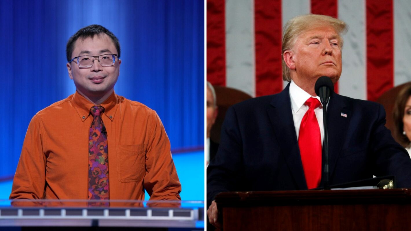 How 'Jeopardy!' champ Jamie Ding is fighting Trump in court