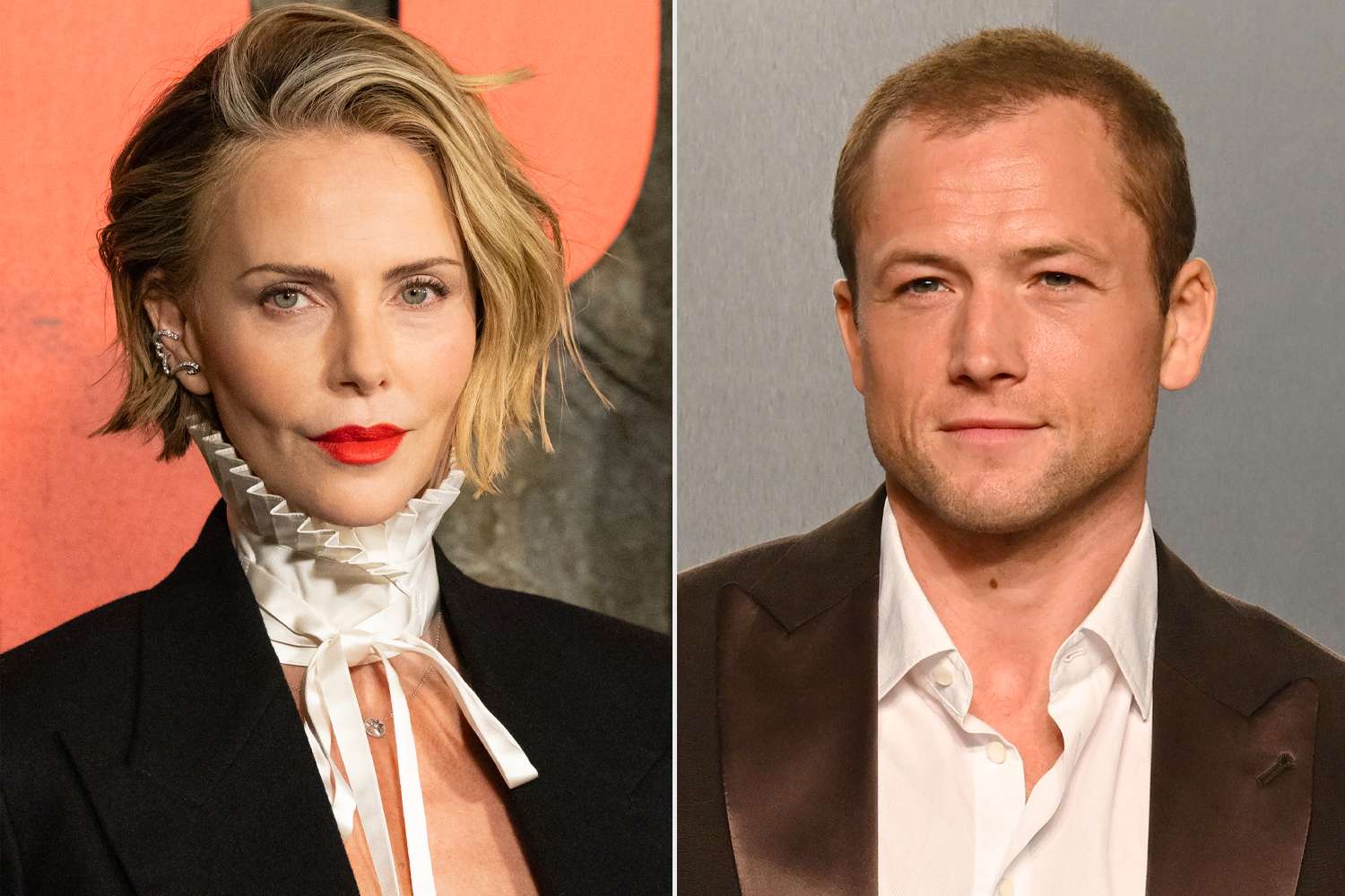 Charlize Theron and Taron Egerton were 'forced' to take baths next to ...