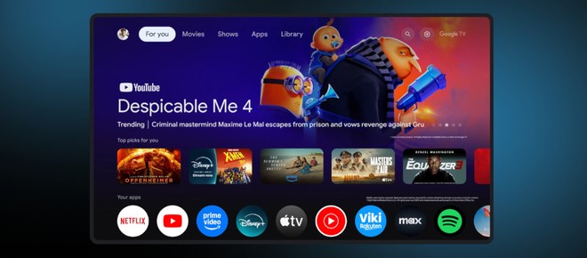 Google TV continua ad essere il sistema più diffuso su smart TV in Europa