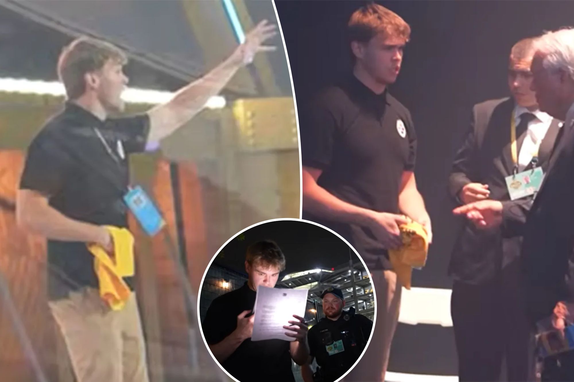 YouTube personality crashes NFL draft stage to announce 'pick' — and it ...