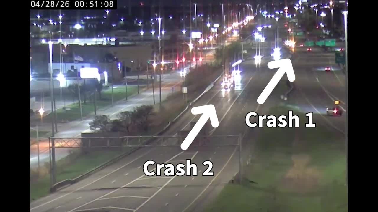 2 ODOT crews hit on I-90 near Euclid overnight