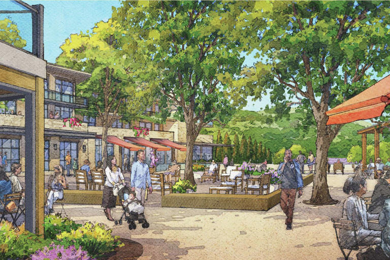 A proposal for a utopian development is splitting a Bay Area town in two