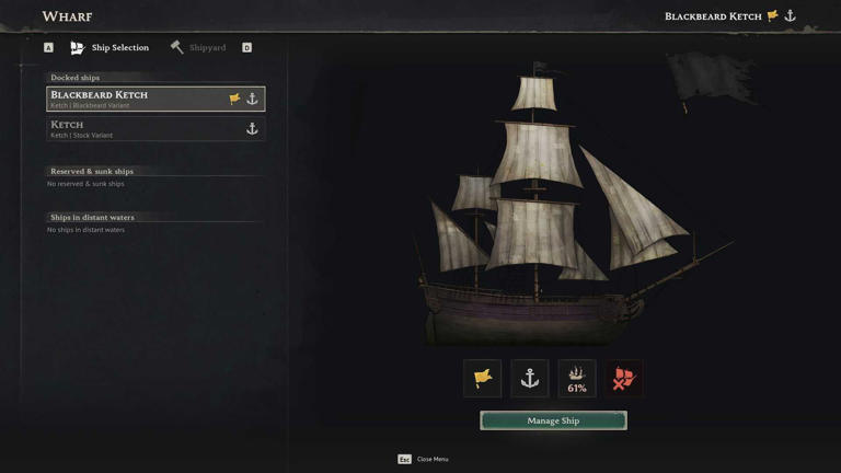 All ship requirements in Windrose
