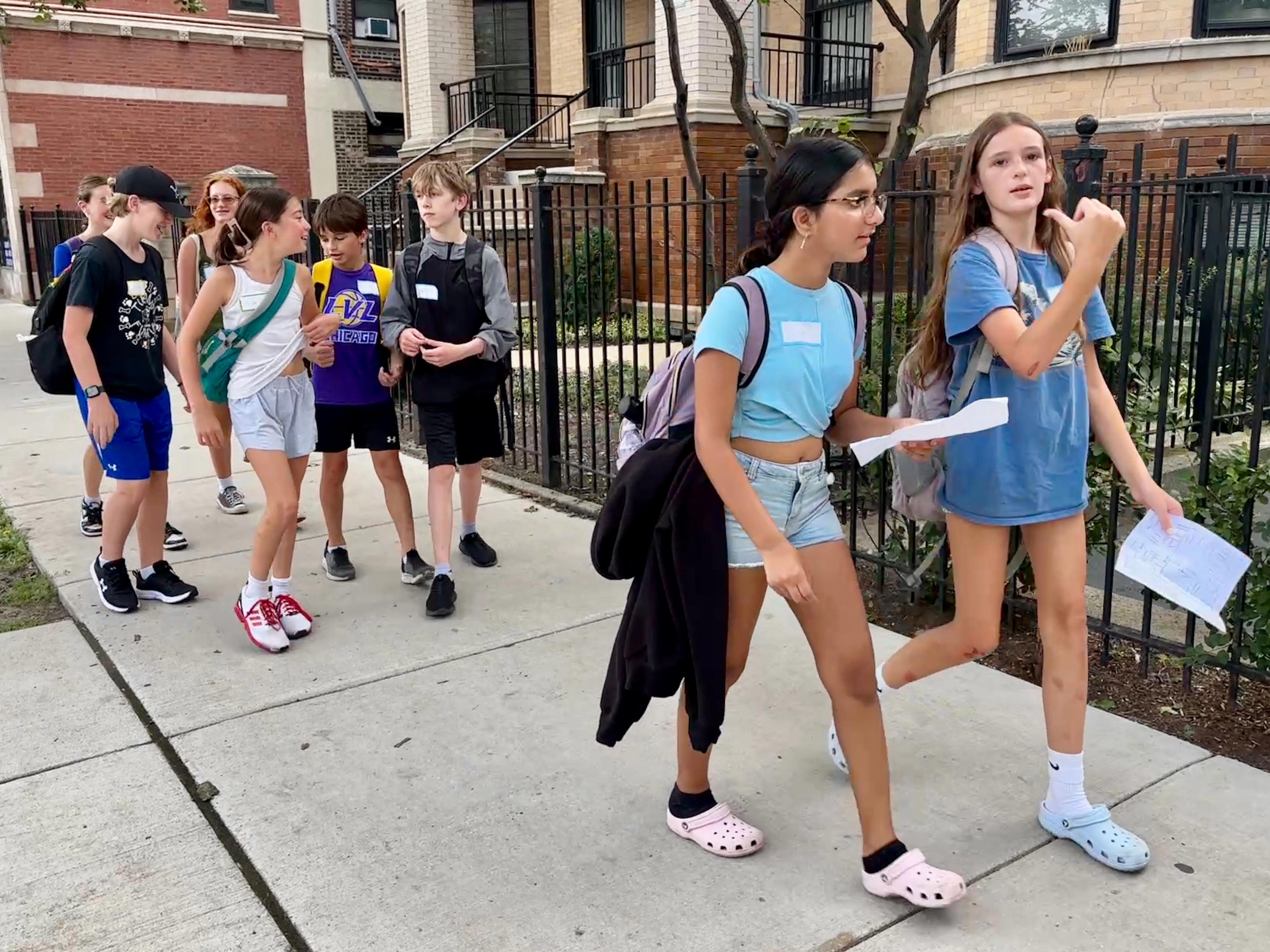 I ran a life skills camp for middle school kids. They learned to do ...