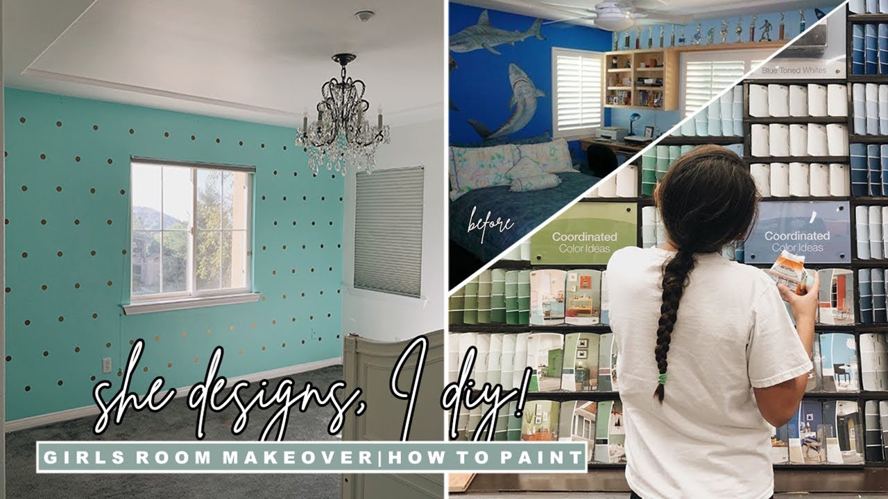 I’m painting my daughter’s dream room!