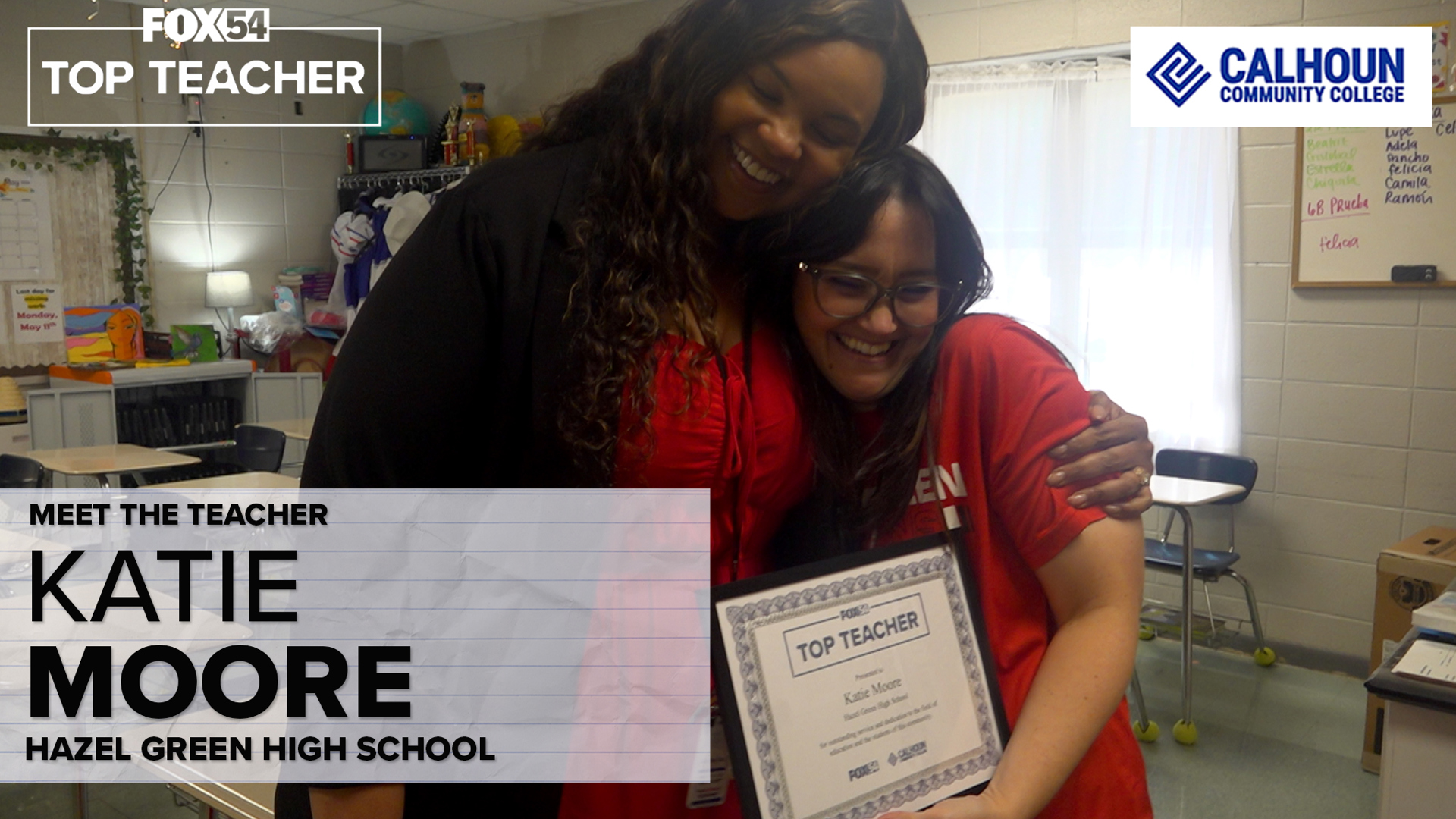 Meet FOX54 top teacher Katie Moore of Hazel Green High School