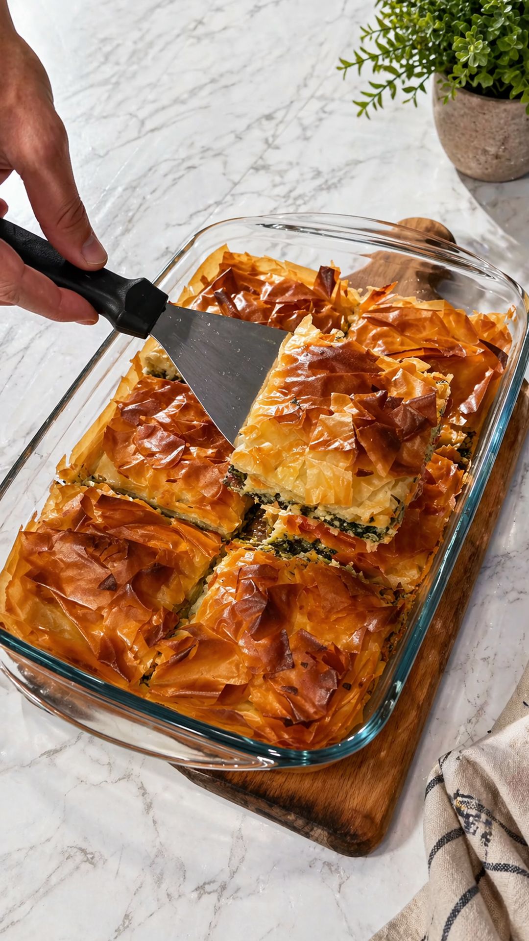 Authentic spanakopita recipe for perfect crunchy layers