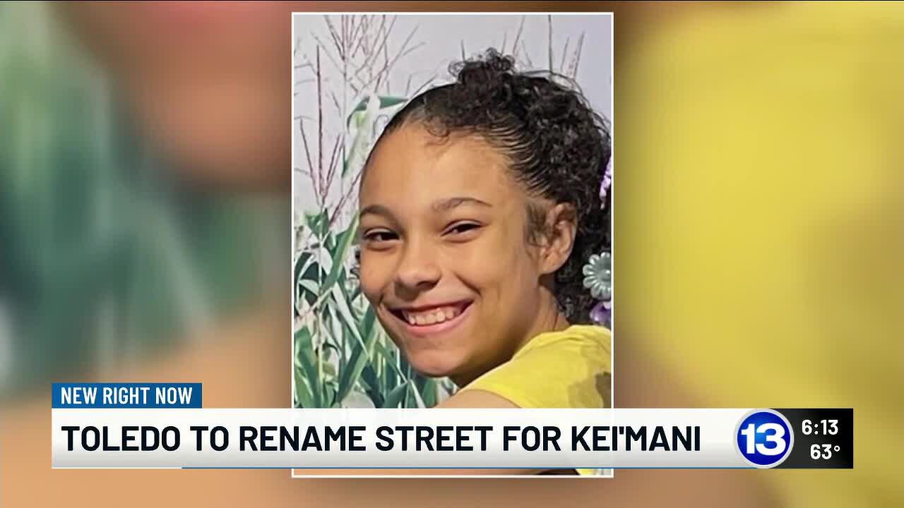 Toledo to rename street for Kei’Mani Latigue
