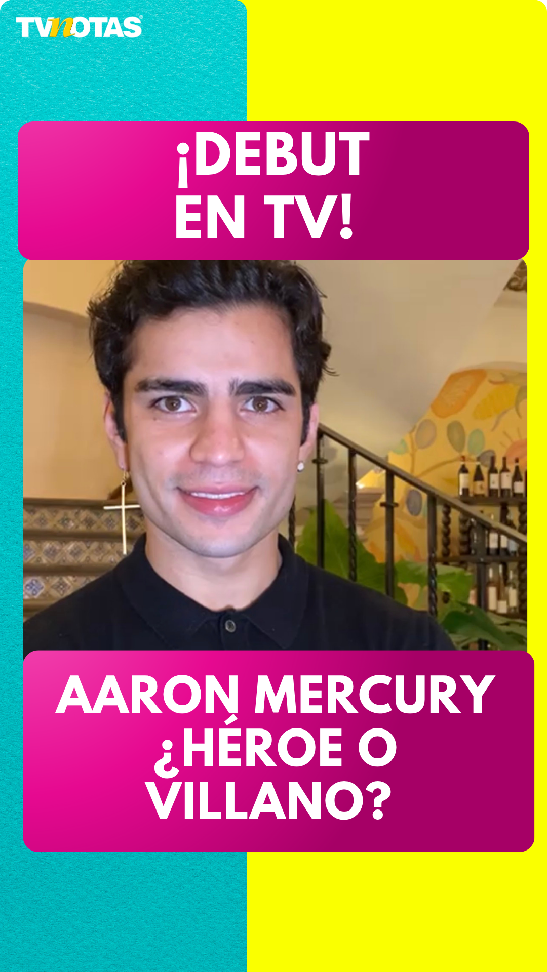 Aaron Mercury debuta como actor en telenovela y genera duda