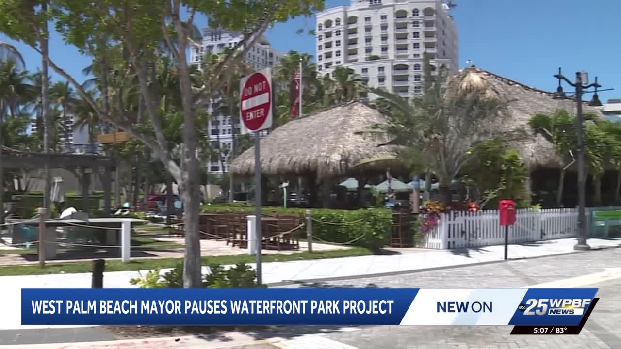 West Palm Beach mayor pauses controversial waterfront park proposal ...