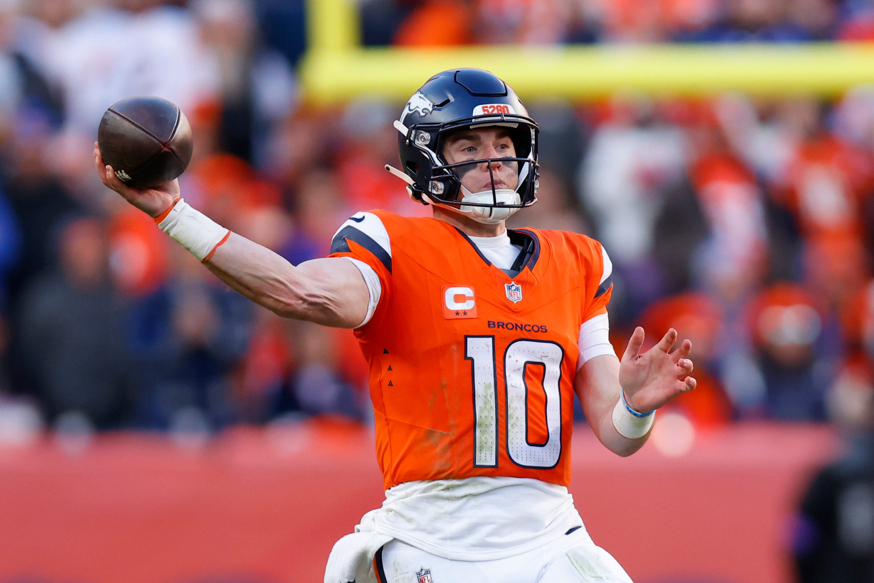 Broncos QB Bo Nix's estimated return pushed back to training camp after ...