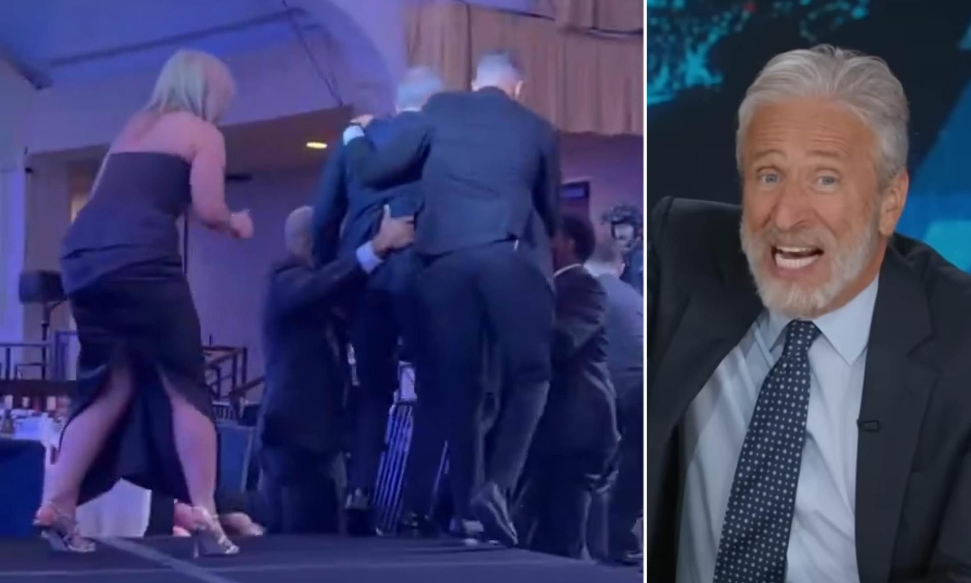 Jon Stewart says MAGA man showed 'true colors' during White House ...