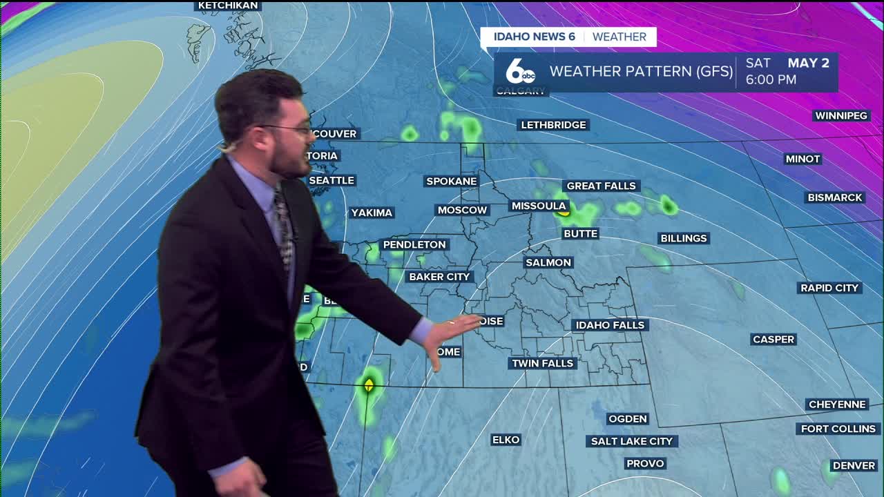 Last week of April seeing steady warm up in Idaho