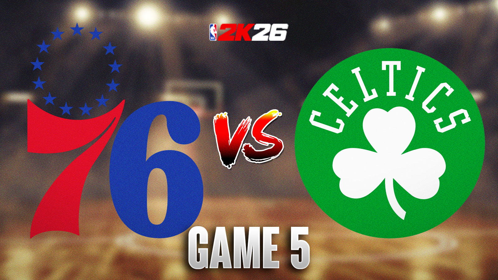 76ers vs. Celtics game 5 results according to NBA 2K26