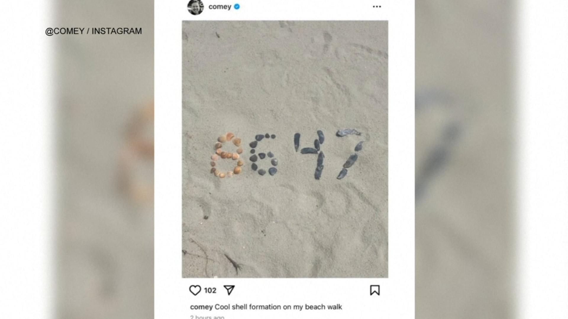 Comey indicted over social media post DOJ claims targets Trump