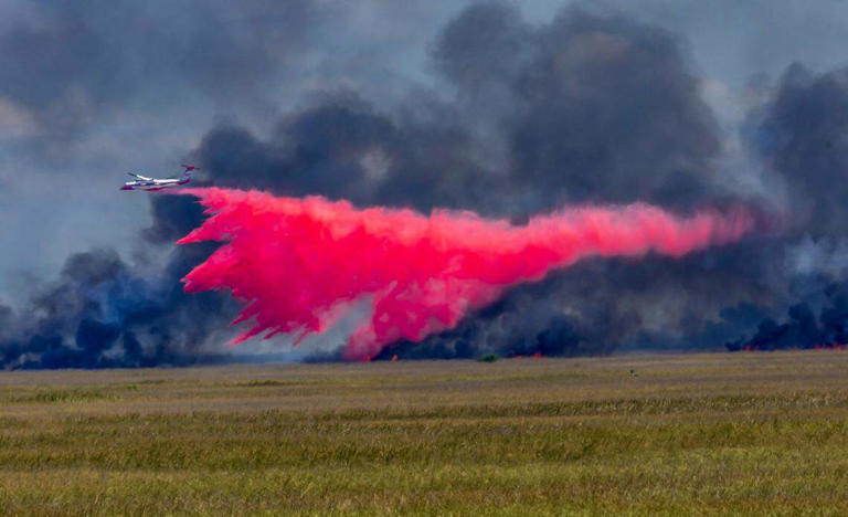 Large smoke plume from 8,600-acre wildfire might drift over South ...